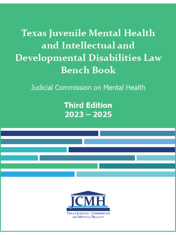 Bench Books & Code Book | Texas Judicial Commission on Mental Health